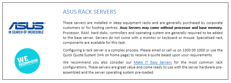 Rack Mounted Server