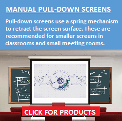 Manual Pull-Down Screens